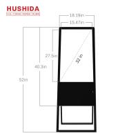 China Ultra Thin Vertical Floor Standing Advertising Display , Portable LCD Digital Signage 32'' for sale
