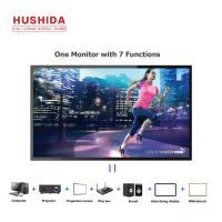 China 4mm Tempered Glass Touch Lcd Display 55'' Infrared 10 Points 1080p WLED Backlight for sale