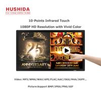 China Full HD LCD Panel Touch Screen Monitor Query 7ms Response Time For Advertising for sale