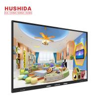 China 50/60HZ 400 Nits Touch Screen Interactive Whiteboard Flat Panel 60000hrs Life Time for sale