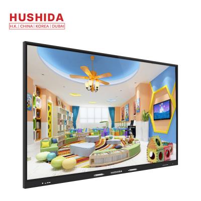 China 50/60HZ 400 Nits Touch Screen Interactive Whiteboard Flat Panel 60000hrs Life Time for sale