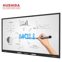 China 50/60HZ 400 Nits Touch Screen Interactive Whiteboard Flat Panel 60000hrs Life Time for sale