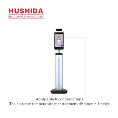China None Touch Face Recognition Access System Temperature Measurement Detector 8 Inch for sale