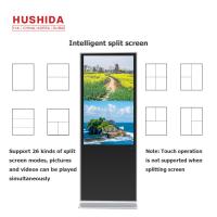 China 1920*1080 Resolution IR Touch Display 50 Inch Floor Standing ISO9001 24001 Approval for sale