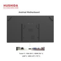 China 4mm Tempered Glass Lcd Advertising Display Screen 55 Inch Touch Monitor Indoor for sale
