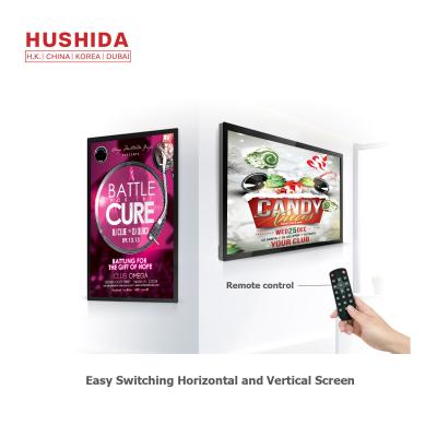China 4mm Tempered Glass Lcd Advertising Display Screen 55 Inch Touch Monitor Indoor for sale