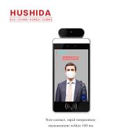China Binocular Camera Face Recognition Temperature Machine 8 Inch Face Recognition Access Control for sale