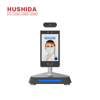 China HUAHIDA 8 Inch Face Recognition Thermometer Infrared Measuring Machine for sale