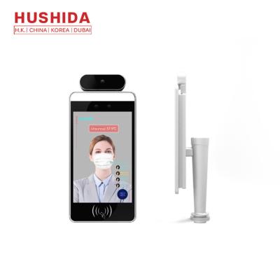 China HUSHIDA 8 Inch Face Recognition Thermal Camera 1280*800 FHD For Body Thermometer for sale