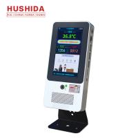 China Omnidirectional 8 Inch Touchless Temperature Kiosk Face Scan for sale