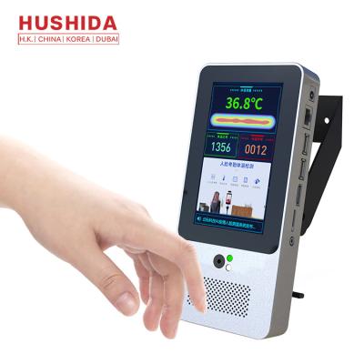 China High Temperature Alarm 720*1280 DC 12V Facial Recognition Thermometer for sale