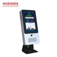 China IPS LCD Screen Face Recognition Thermometer Wireless Contactless for sale