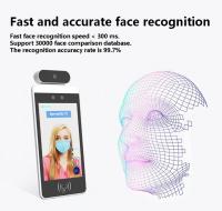 China Body Facial Recognition Thermometer 8 Inch Terminal Temperature Sensor 1280*800 for sale