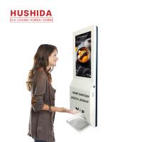 China Touch Screen LCD 1920x1080 Automatic Hand Sanitizer Dispenser for sale