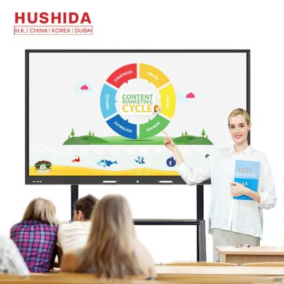 China 20 Points UHD Touch Screen Interactive Whiteboard All In One Teaching for sale