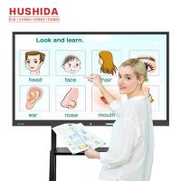 China Intelligent Recognition Smart Interactive Whiteboard 100 Inch 450cd/m² for sale