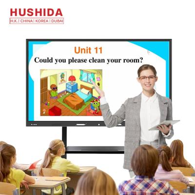 China 3840 X 2160 UHD 8ms Touch Screen Teaching Board Interactive Whiteboard for sale