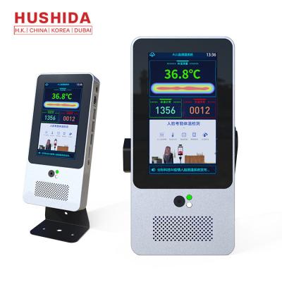 China Portable Touchless Facial Recognition Temperature Scanner Facial Scan Thermometer for sale