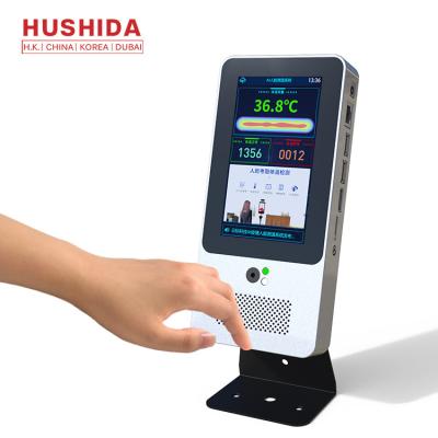 China Multi Language IP65 Intelligent Body Temperature Kiosk With Facial Recognition for sale
