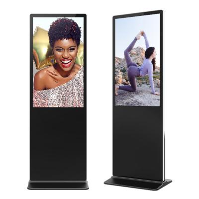 China Ultra Thin Smart 8ms Floor Standing LCD Advertising Display 55 Inch for sale