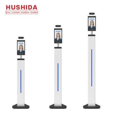China 8 Inch Contactless Face Recognition Thermometer Terminal Anti Counterfeiting for sale