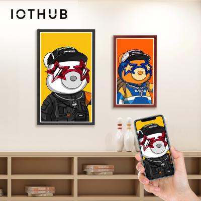 China Custom OEM 43 Inch Digital Picture Frame NFT Frame Display Antiglare for sale
