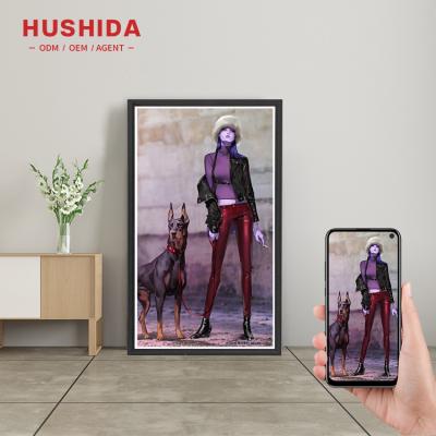 China 32 Inch NFT Digital Frame Android System Wall Mount Wireless Projection for sale