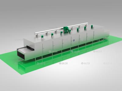 China 20m 2000KG/H Multi Layer Mesh Belt Dryer DW Series Continuous Vacuum Belt Dryer for sale