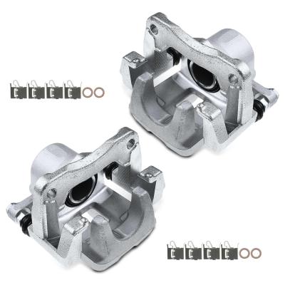 China 2x Front Brake Caliper with Bracket for Pontiac Vibe 09-10 Scion tC 01-16 Toyota for sale