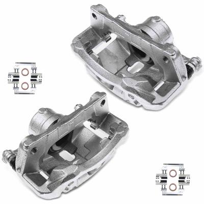 China 2x Front Brake Caliper with Bracket for Mazda 3 3 Sport 2014-2016 CX-3 16-18 FWD for sale