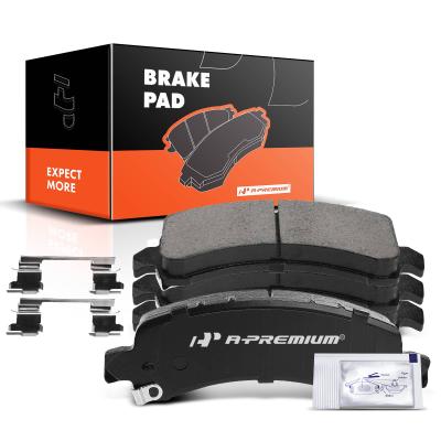 China 4pcs Rear Driver & Passenger Ceramic Brake Pads with Sensor for Chevrolet Express 2500 3500 GMC Savana 2500 3500 for sale