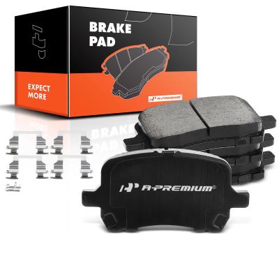 China 4pcs Front Driver & Passenger Ceramic Brake Pads with Sensor for Chevrolet HHR Cobalt Pontiac G5 G6 Saturn Aura for sale