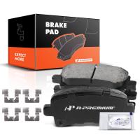China 4pcs Rear Driver & Passenger Ceramic Brake Pads with Sensor for Chevrolet Impala Malibu Buick Regal Cadillac Saab for sale