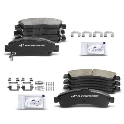 China 8pcs Front & Rear Ceramic Brake Pads  for Chevrolet Trailblazer GMC Buick Isuzu Saab for sale