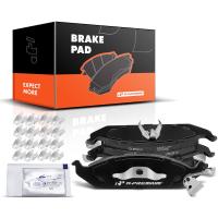 China 4pcs Front Driver & Passenger Ceramic Brake Pads with Sensor for Chrysler Cirrus 1995-2000 Dodge Sebring Plymouth for sale