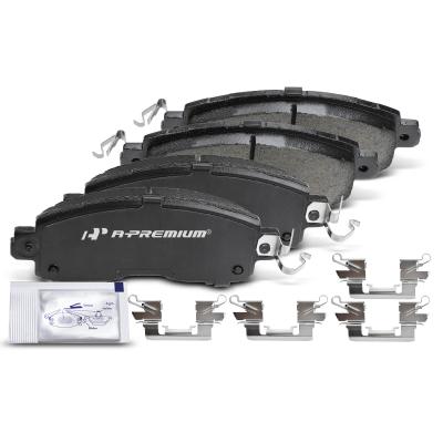 China 4pcs Front Driver & Passenger Ceramic Brake Pads with Sensor for Nissan Altima 2013-2020 LEAF 2014-2017 for sale