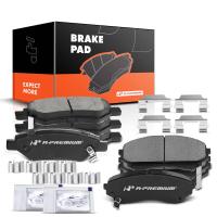 China 8pcs Front & Rear Ceramic Brake Pads with Sensor for Cadillac CTS 2008-2014 for sale