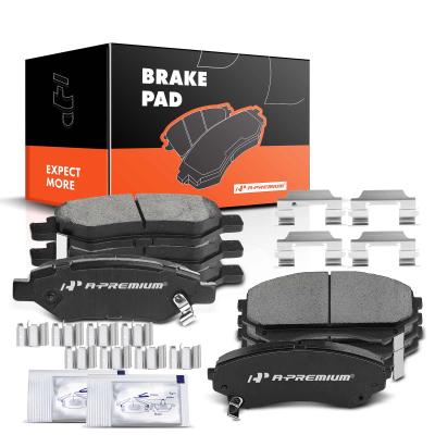 China 8pcs Front & Rear Ceramic Brake Pads with Sensor for Cadillac CTS 2008-2014 for sale