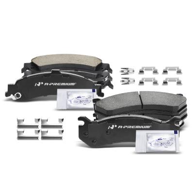 China 8pcs Front & Rear Ceramic Brake Pads with Sensor for Chevrolet Silverado 1500 GMC Sierra 1500 for sale