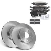 China Front Disc Brake Rotors & Ceramic Brake Pads for Chevrolet Oldsmobile Pontiac for sale