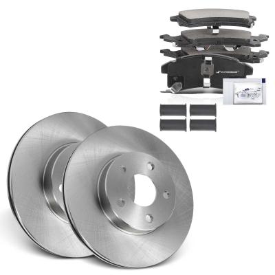China Front Disc Brake Rotors & Ceramic Brake Pads for Chevrolet Oldsmobile Pontiac for sale