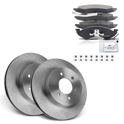 China Front Disc Brake Rotors & Ceramic Brake Pads for Dodge Dakota 1999 Durango 2.5L for sale