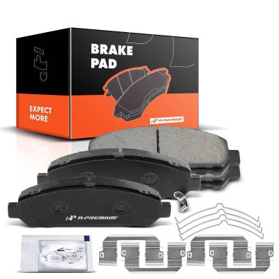 China 4pcs Front Driver & Passenger Ceramic Brake Pads with Sensor for Toyota Venza 2009-2016 for sale