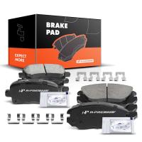 China 8pcs Front & Rear Ceramic Brake Pads with Sensor for Chevrolet Impala Malibu Buick Regal LaCrosse for sale