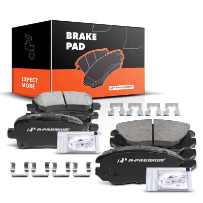China 8pcs Front & Rear Ceramic Brake Pads with Sensor for Chevrolet Impala Malibu Buick Regal LaCrosse for sale