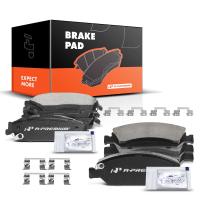 China 8pcs Front & Rear Ceramic Brake Pads with Sensor for Chevrolet Silverado 1500 GMC Sierra Yukon for sale