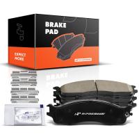 China 4pcs Front Driver & Passenger Ceramic Brake Pads with Sensor for Dodge Ram 1500 2006-2008 Ram 2500 3500 2003-2008 for sale