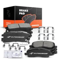 China 8pcs Front & Rear Ceramic Brake Pads with Sensor for Chrysler Sebring Dodge Stratus Mitsubishi for sale