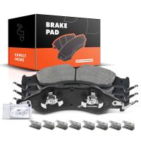 China 4pcs Front Driver & Passenger Ceramic Brake Pads with Sensor for Ford Expedition Lincoln Navigator 2007-2009 for sale