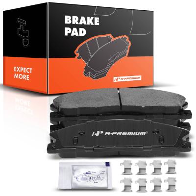 China 4pcs Front Driver & Passenger Ceramic Brake Pads with Sensor for Ford Explorer Flex Taurus 2013-2019 Lincoln MKS MKT for sale